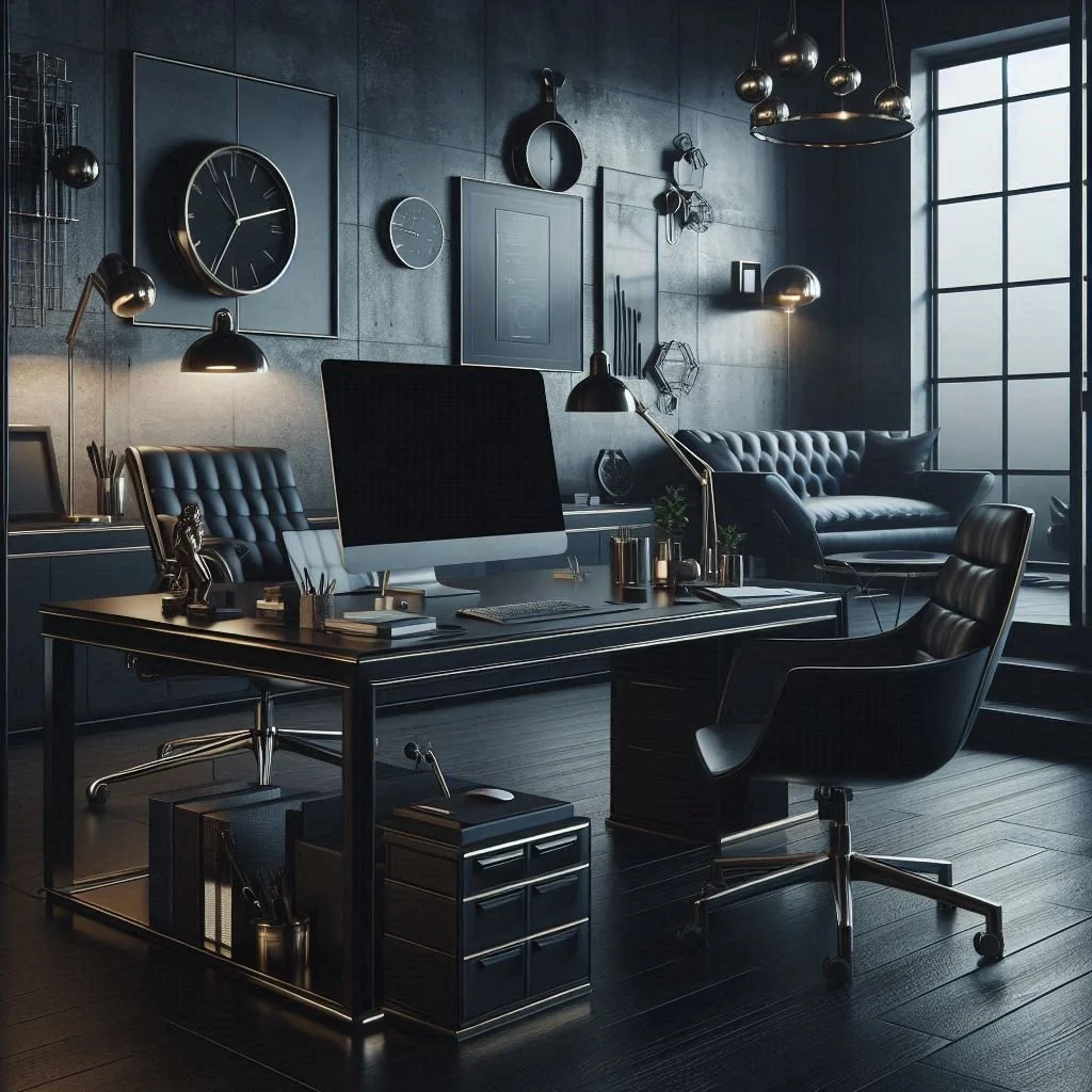 15 Dark Office Ideas for a Bold and Stylish Workspace