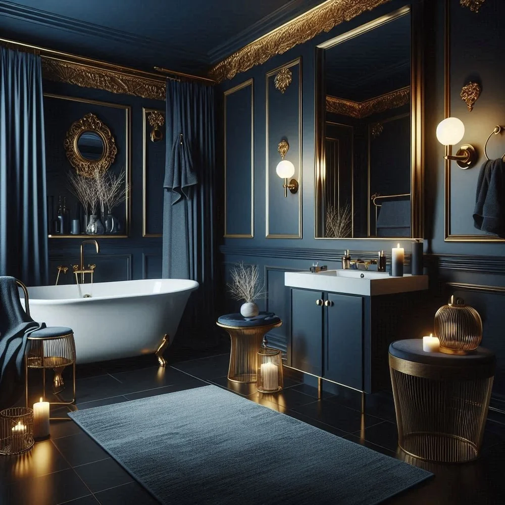 15 Dark Blue Bathroom Ideas for a Sophisticated Look