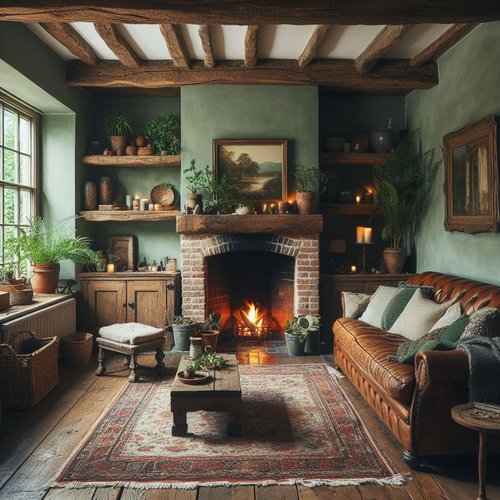 15 Cozy Rustic Sage Green Living Room Ideas
