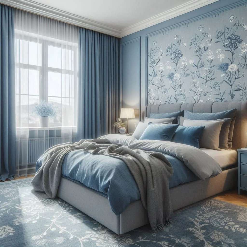 15 Blue and Grey Bedroom Ideas for a Relaxing Space