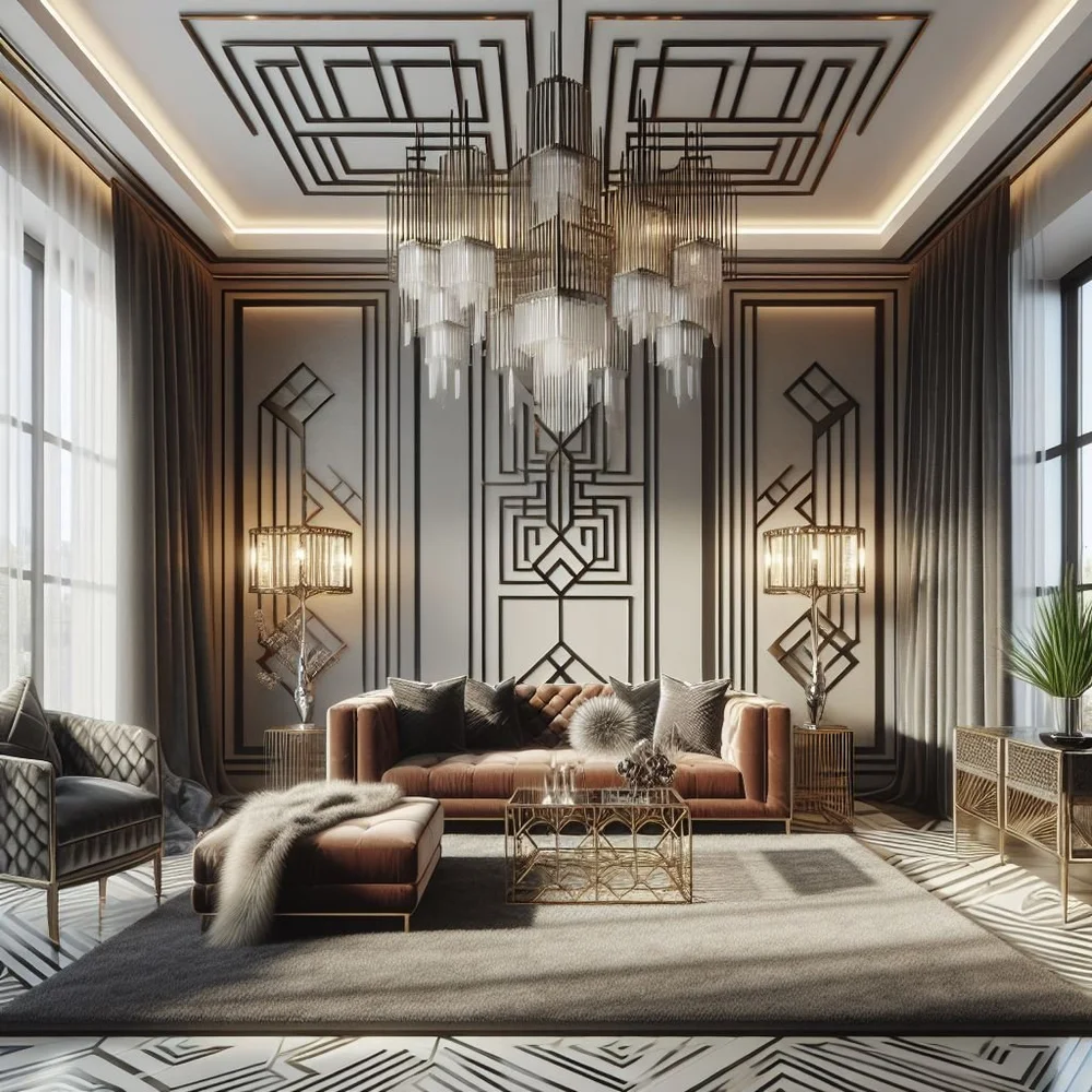 9 Modern Art Deco Lounge Room Ideas for Luxe Living