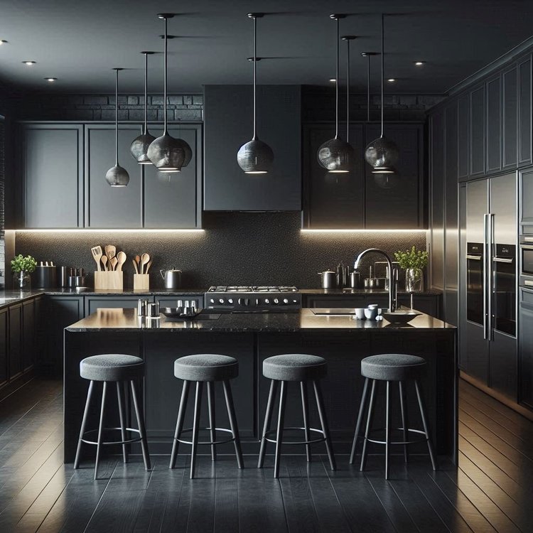 15 Stylish Dark Kitchen Ideas for Modern Homes