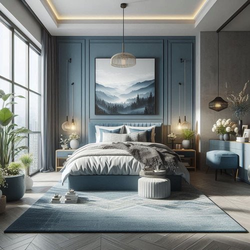 15 Grey and Blue Bedroom Ideas for Modern Comfort