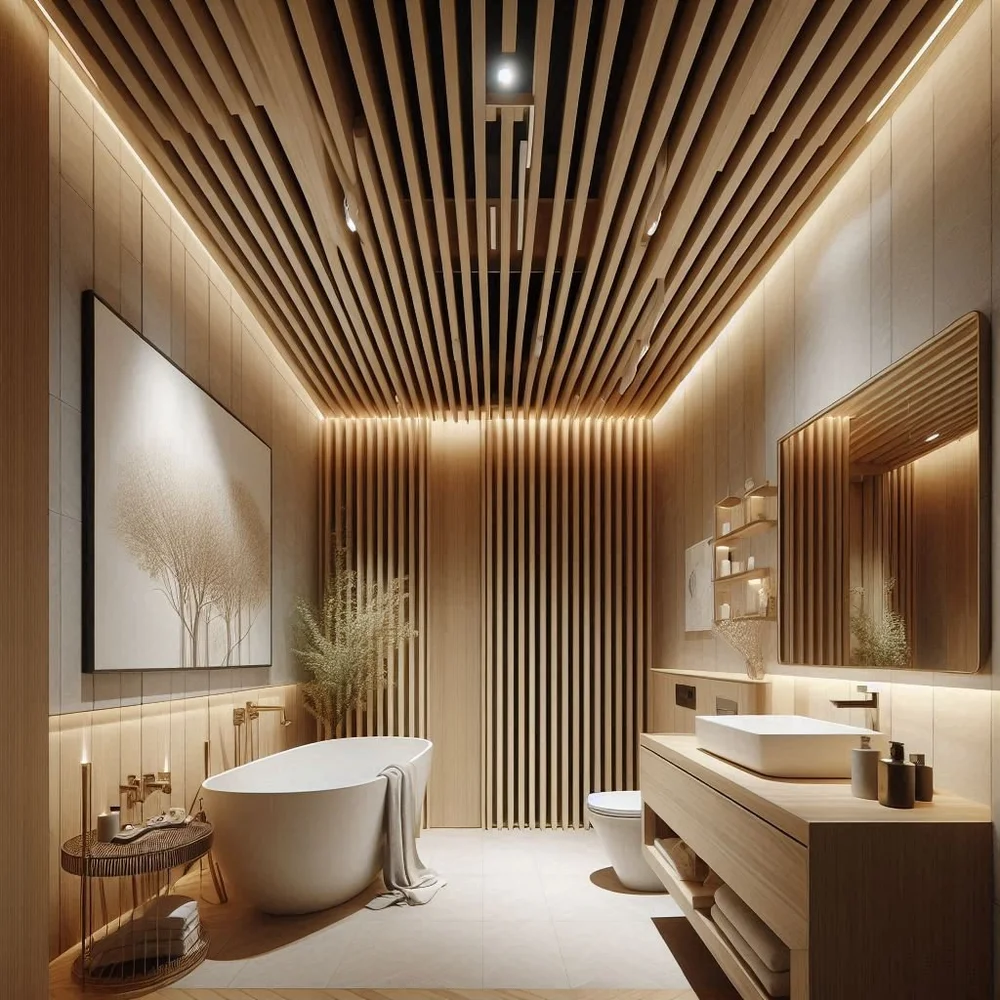 15 Bathroom Ceiling Design Ideas for a Fresh Upgrade