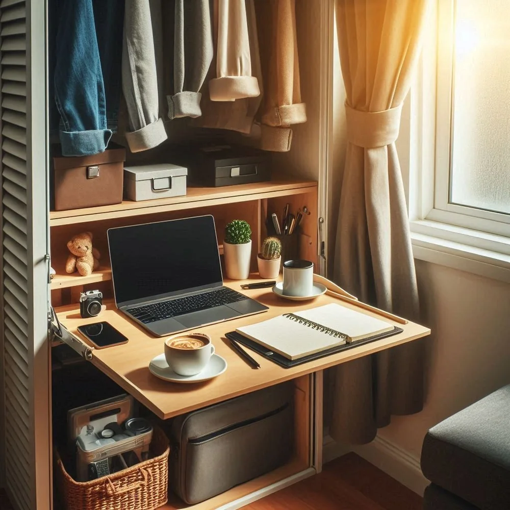 15 Closet Office Ideas for a Cozy Work Space