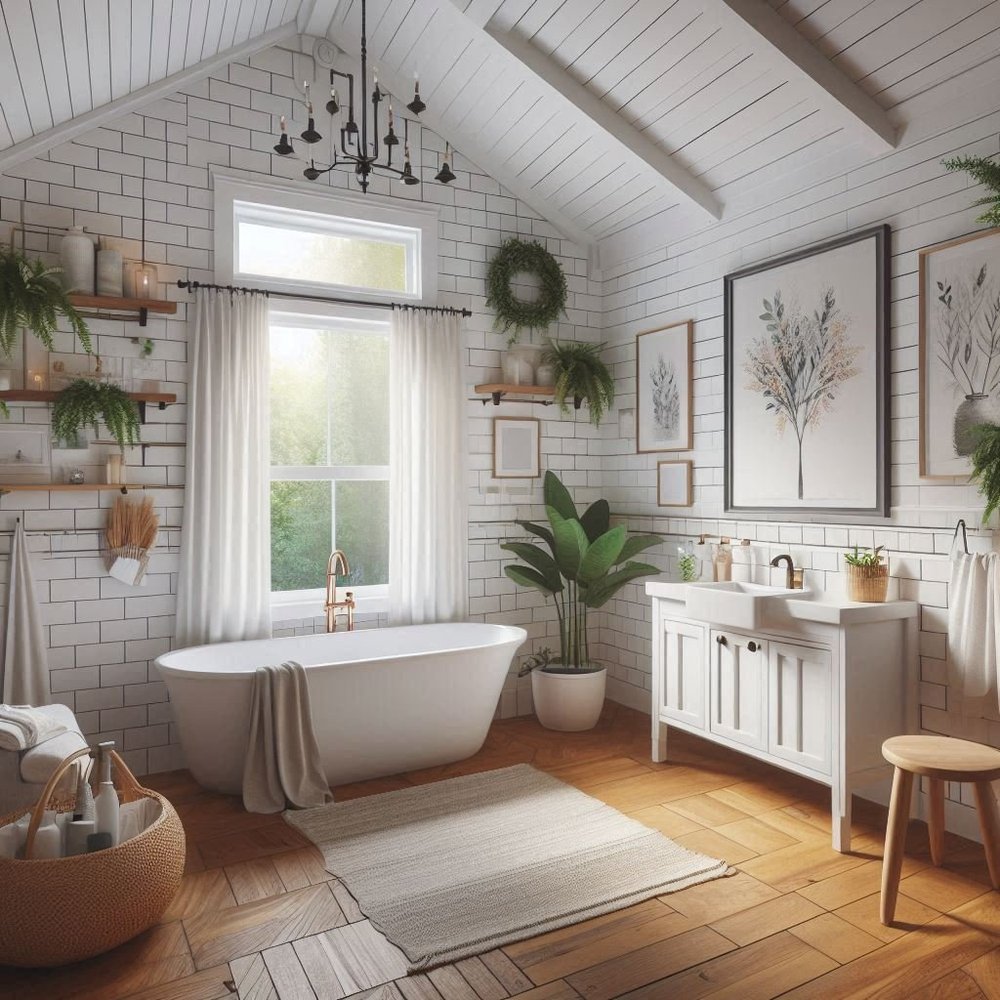 15 White Modern Farmhouse Bathroom Ideas for Timeless Style