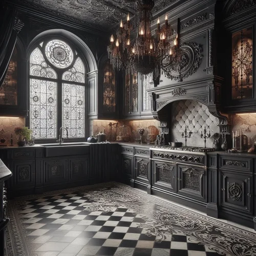 15 Captivating Gothic Kitchen Ideas for Dark Elegance