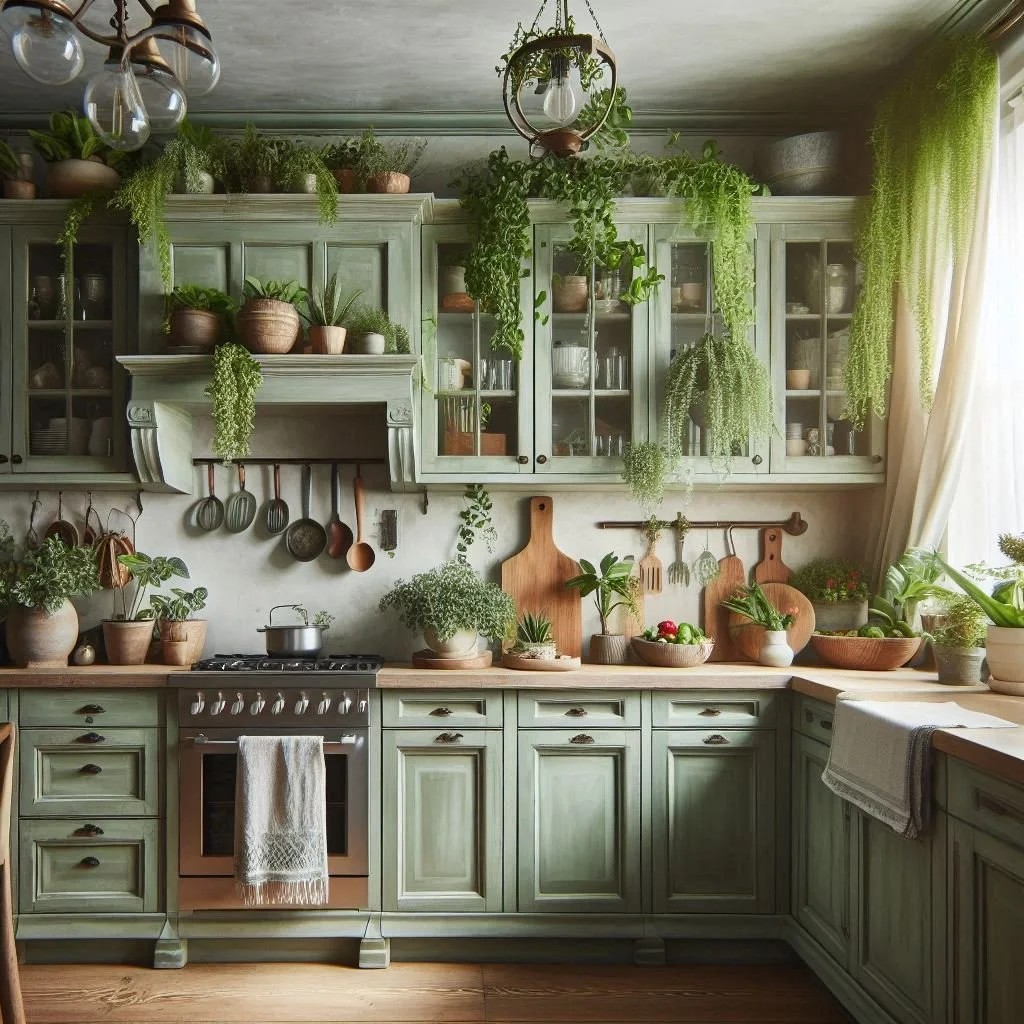 15 Rustic Sage Green Kitchen Cabinets Ideas for a Cozy Feel