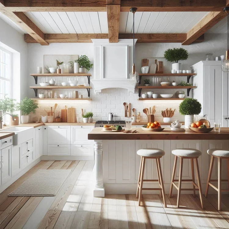 15 White and Wood Kitchen Ideas for a Stylish Look