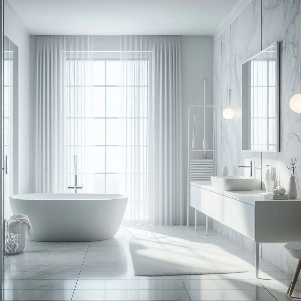 15 White Bathroom Ideas for a Clean Aesthetic