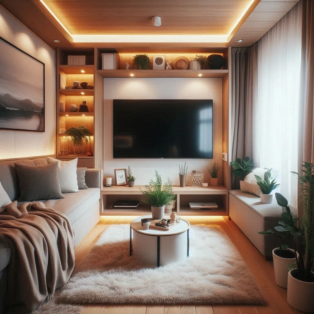 15 Small Living Room Ideas with TV for Style