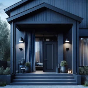 15 Creative Dark Blue House Ideas for Curb Appeal