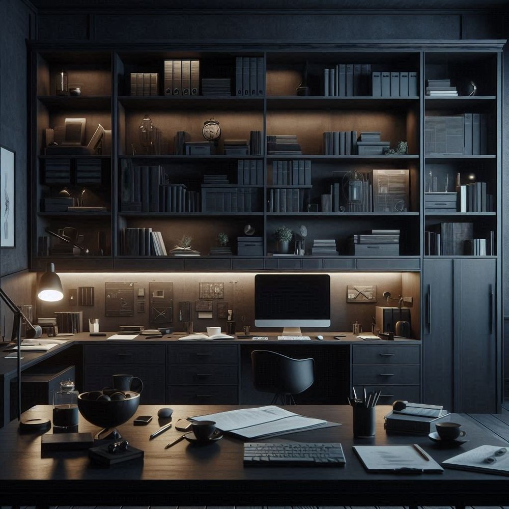 15 Dark Office Ideas for a Bold and Stylish Workspace