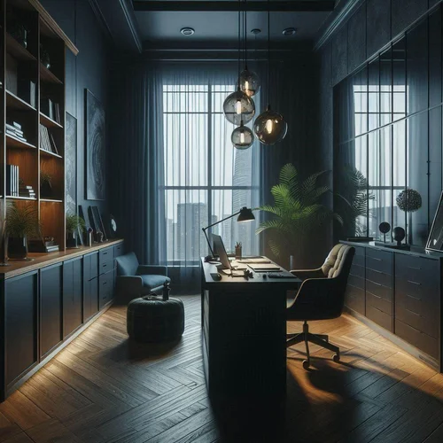 15 Dark Office Ideas for a Bold and Stylish Workspace