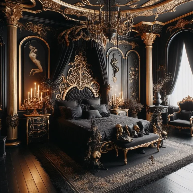 15 Captivating Gothic Bedroom Ideas for Dark Elegance