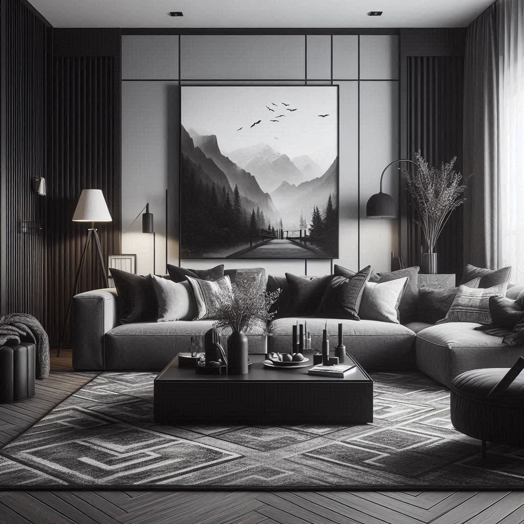 15 Stunning Black and Grey Living Room Ideas for Elegance