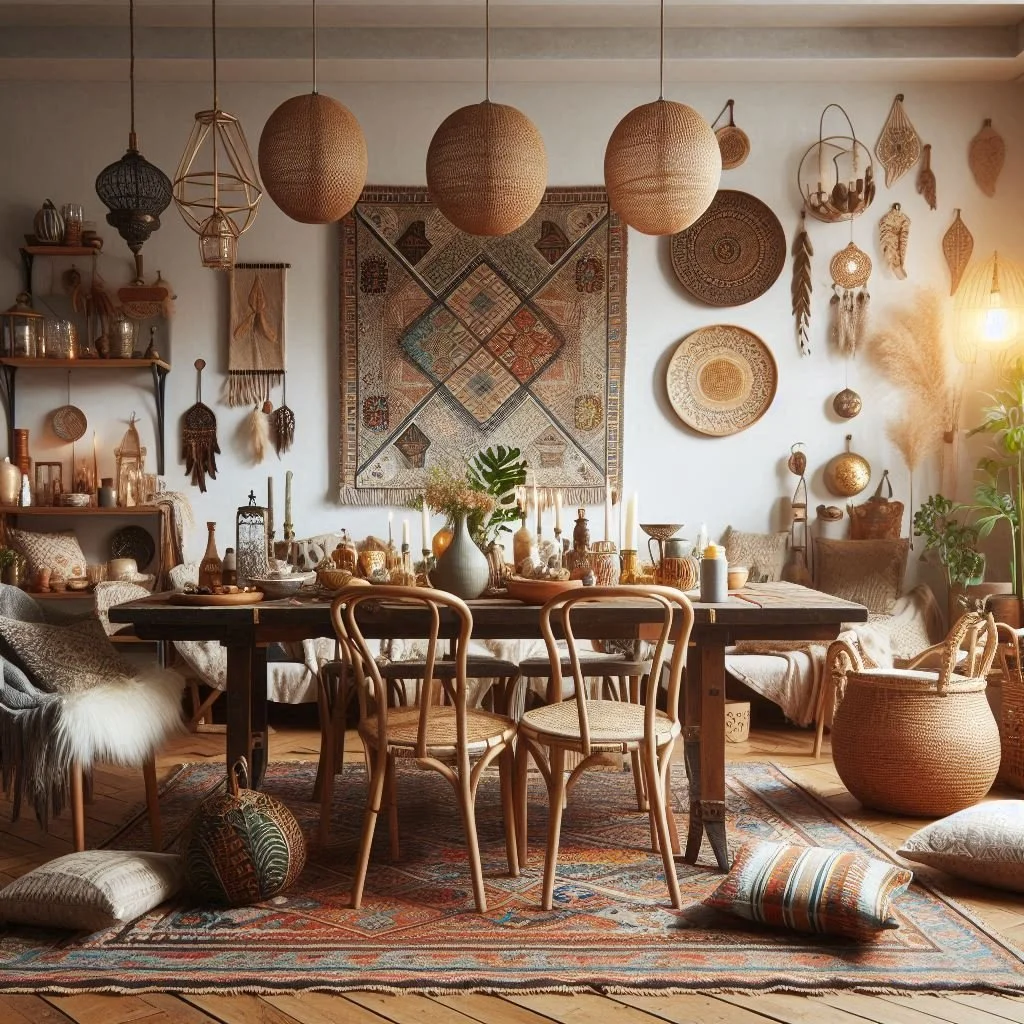 15 Chic Boho Dining Room Ideas for Eclectic Style
