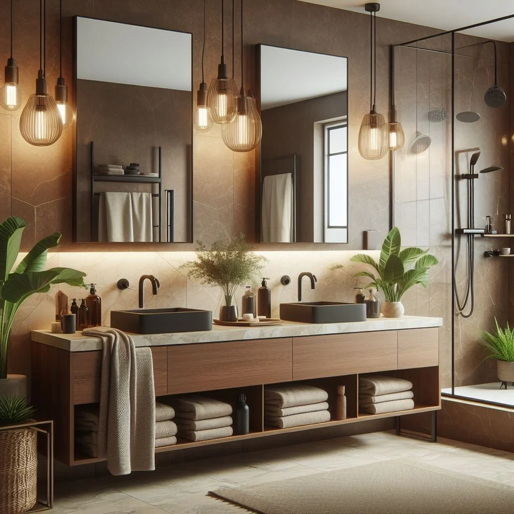 15 Brown Bathroom Ideas for a Warm Escape