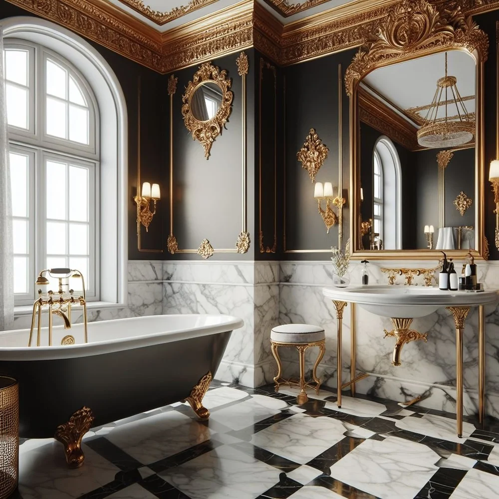 15 Luxurious Art Deco Bathroom Ideas for Elegance