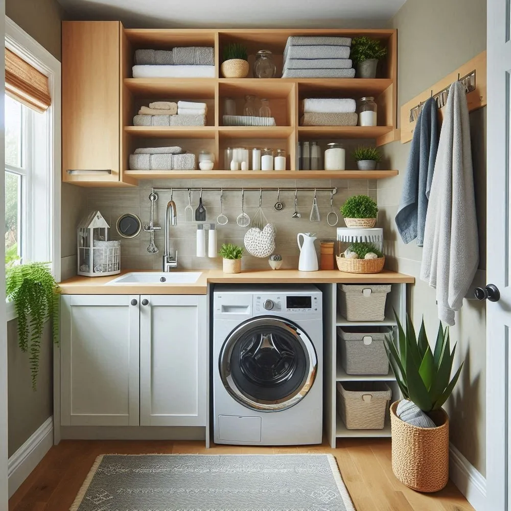 15 Small Laundry Room Ideas with Top Loading Washers