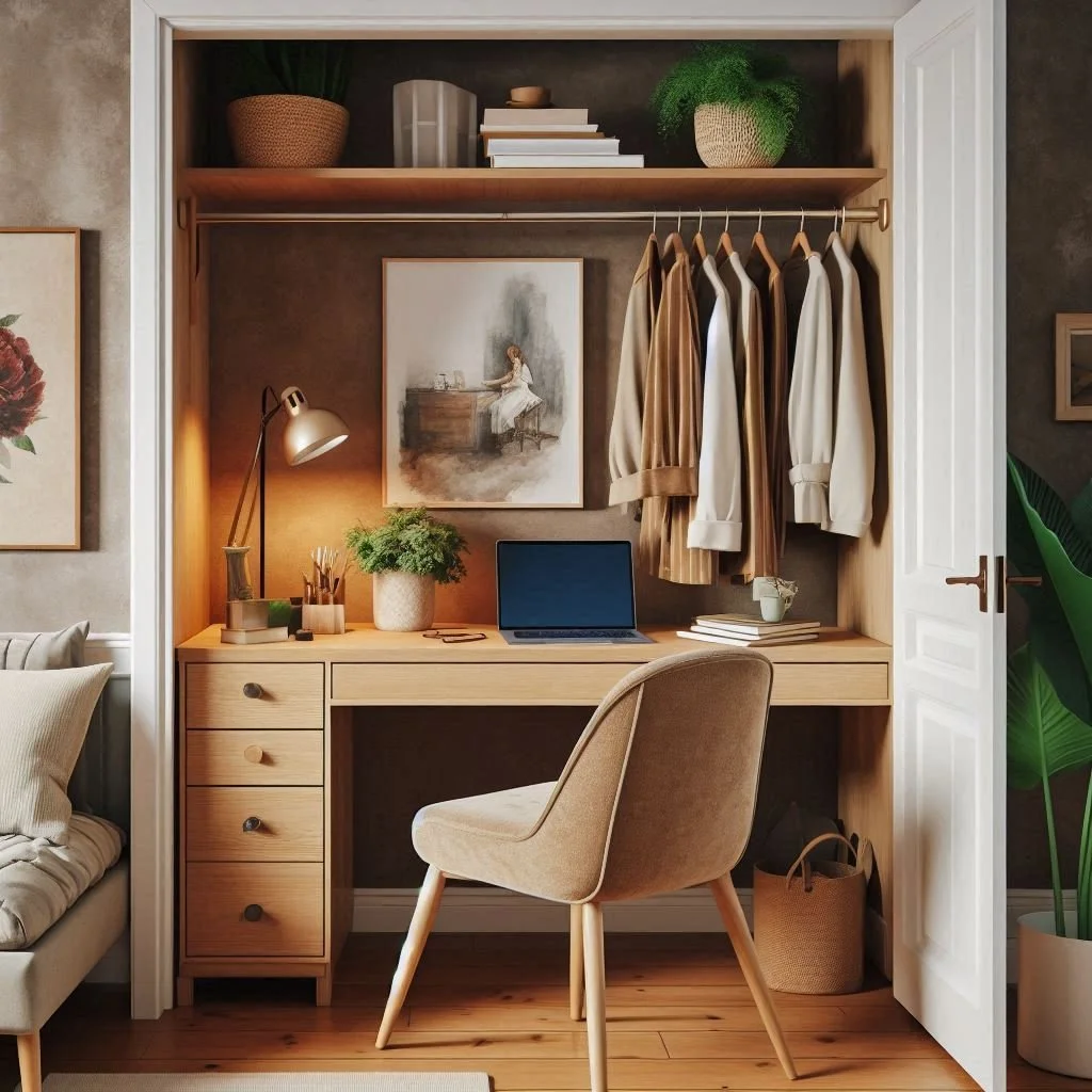 15 Closet Office Ideas for a Cozy Work Space