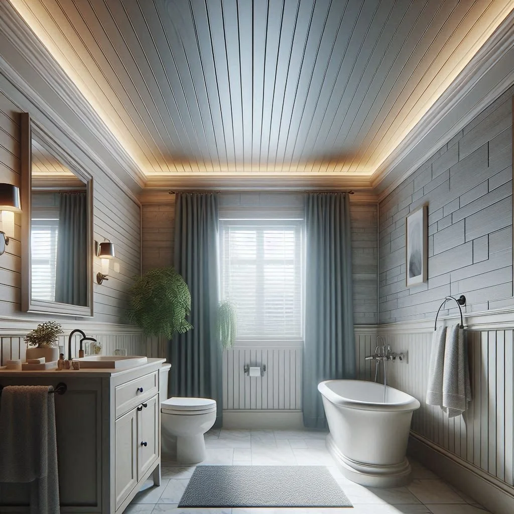 15 Bathroom Ceiling Design Ideas for a Fresh Upgrade