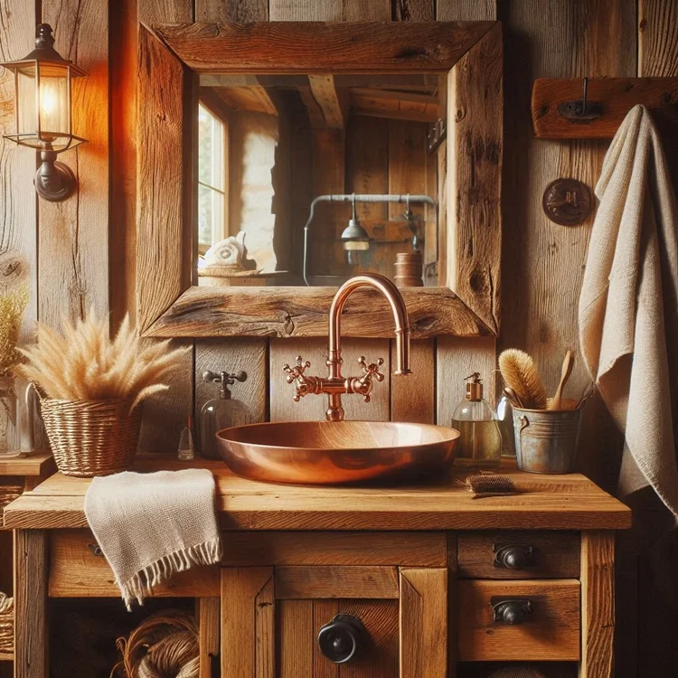 15 Rustic Farmhouse Bathroom Ideas for Cozy Charm