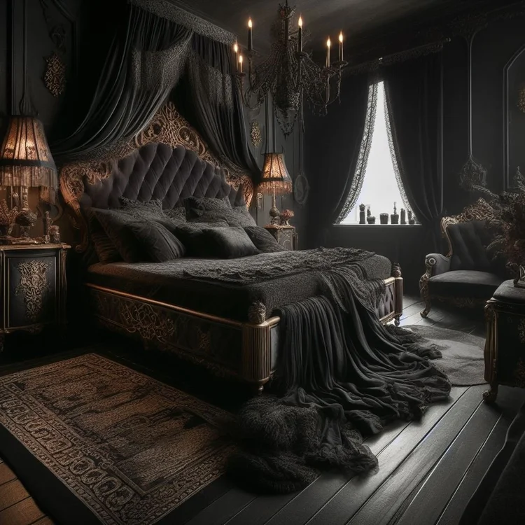 15 Captivating Gothic Bedroom Ideas for Dark Elegance