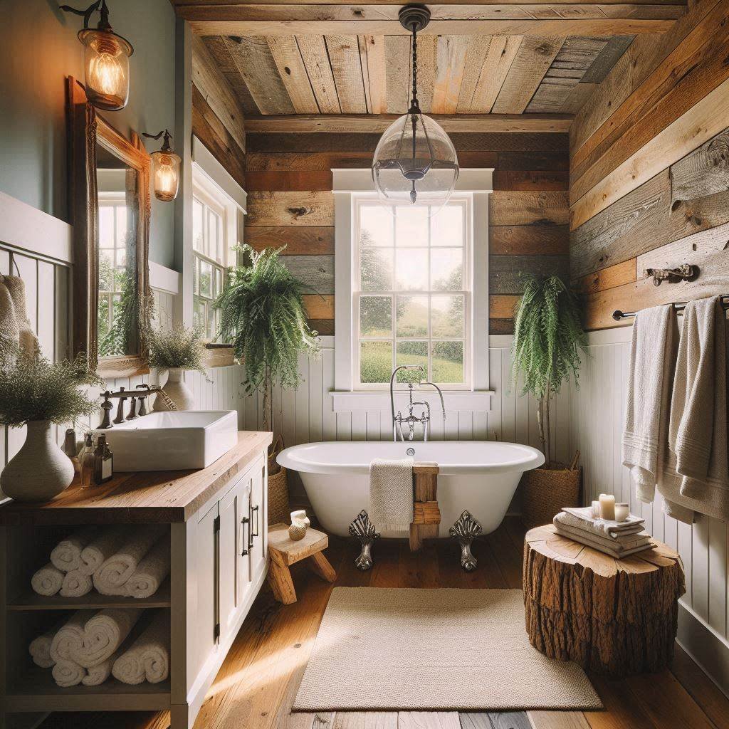 15 Charming Farmhouse Bathroom Ideas for Rustic Appeal