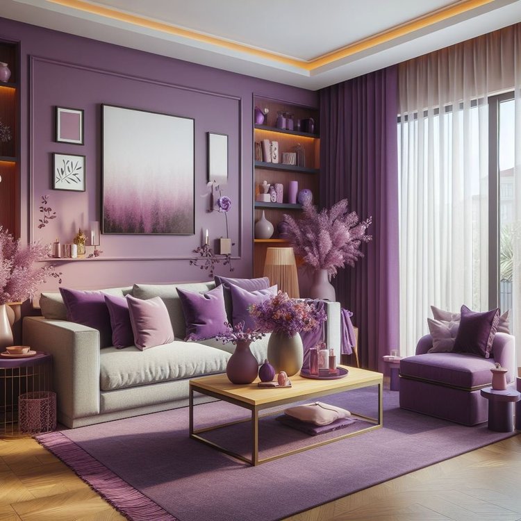 15 Gorgeous Purple Living Room Ideas for Stylish Homes