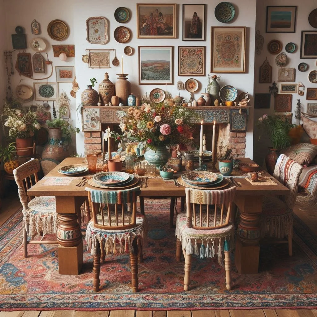 15 Chic Boho Dining Room Ideas for Eclectic Style