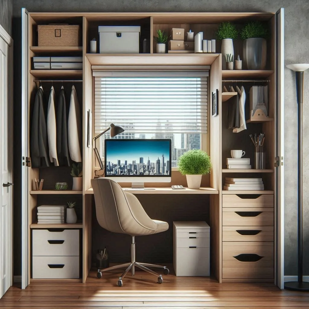 15 Closet Office Ideas for a Cozy Work Space