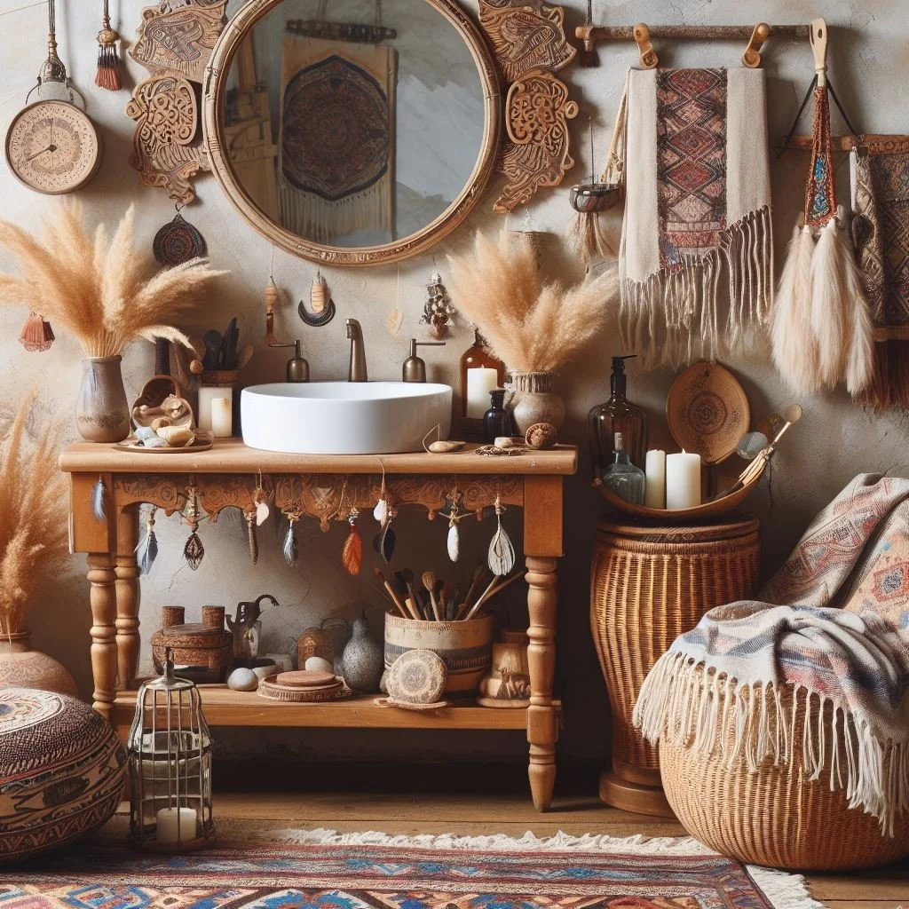 15 Boho Bathroom Decor Ideas for Free-Spirited Style