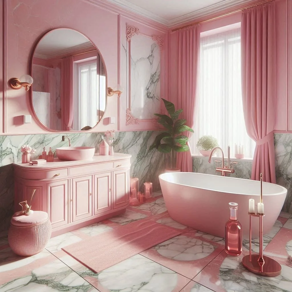 15 Pink and Green Bathroom Styles for a Bold Look