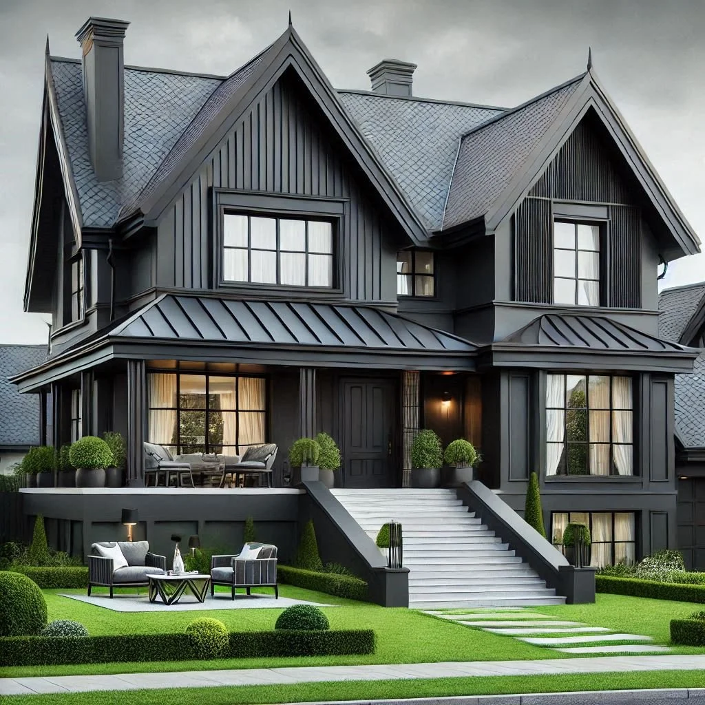 15 Black and Grey House Ideas for Stunning Curb Appeal