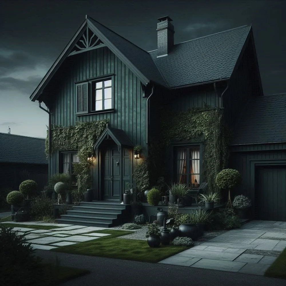 15 Dark Green House Ideas for a Bold Look