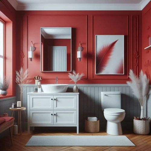 15 Red Bathroom Ideas for a Vibrant Look
