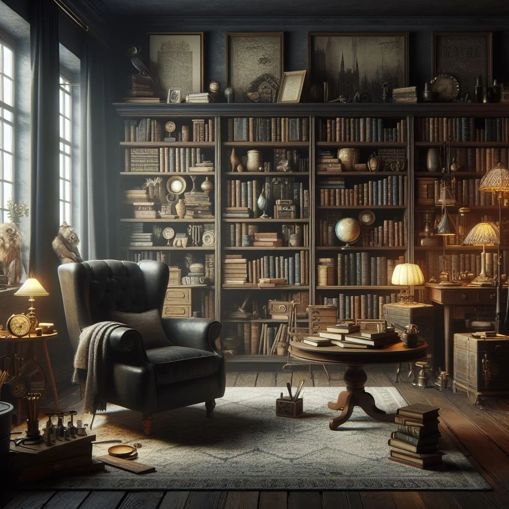 10 Dark Academia Living Room Ideas for Literary Elegance