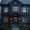 15 Creative Dark Blue House Ideas for Curb Appeal