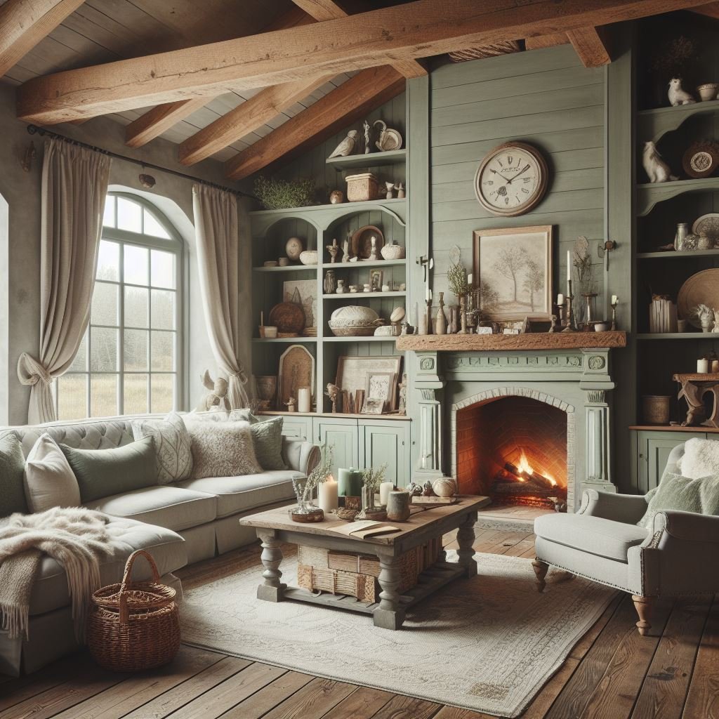 15 Cozy Rustic Sage Green Living Room Ideas