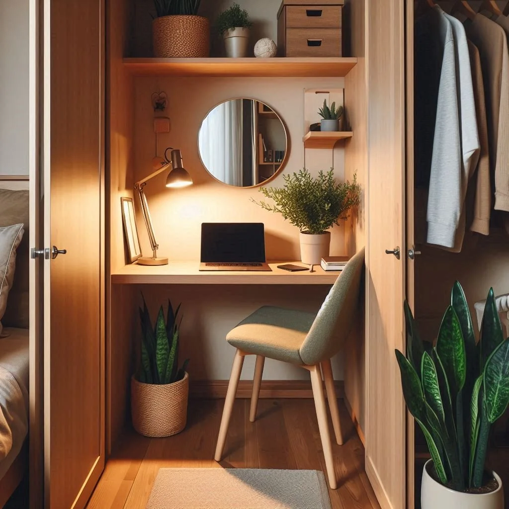 15 Closet Office Ideas for a Cozy Work Space