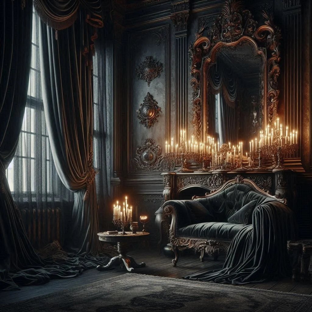 15 Darkly Elegant Gothic Living Room Ideas