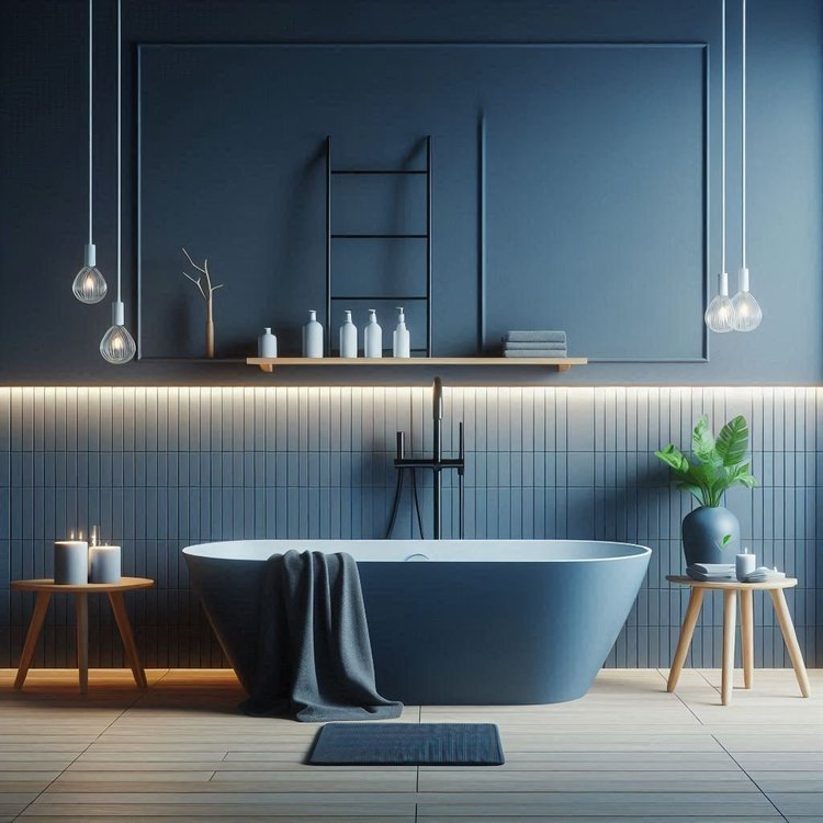 15 Navy Blue Bathroom Ideas for a Bold Look