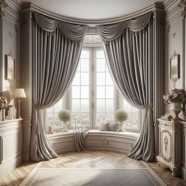 15 Bay Window Curtains Ideas for a Stylish Look