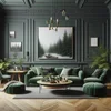15 Forest Green Dark Green Living Room Ideas