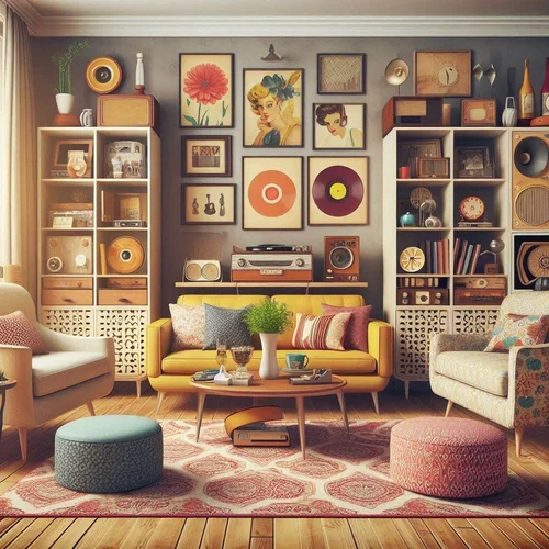 15 Retro Living Room Ideas for Vintage Charm