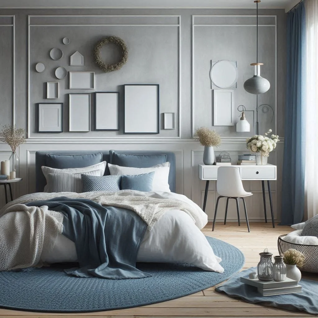 15 Blue and Grey Bedroom Ideas for a Relaxing Space