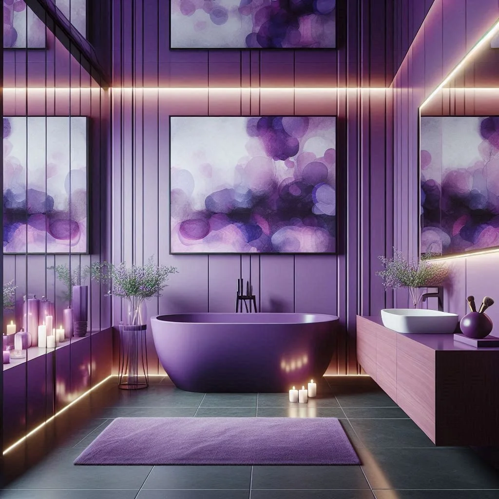 15 Stylish Purple Bathroom Ideas for a Royal Look