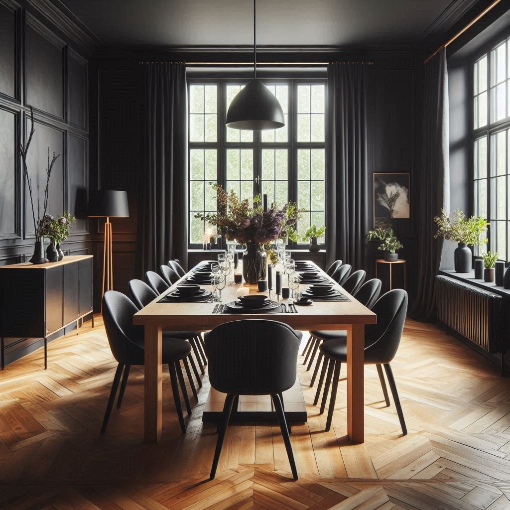 15 Stylish Black Dining Room Ideas for Elegance
