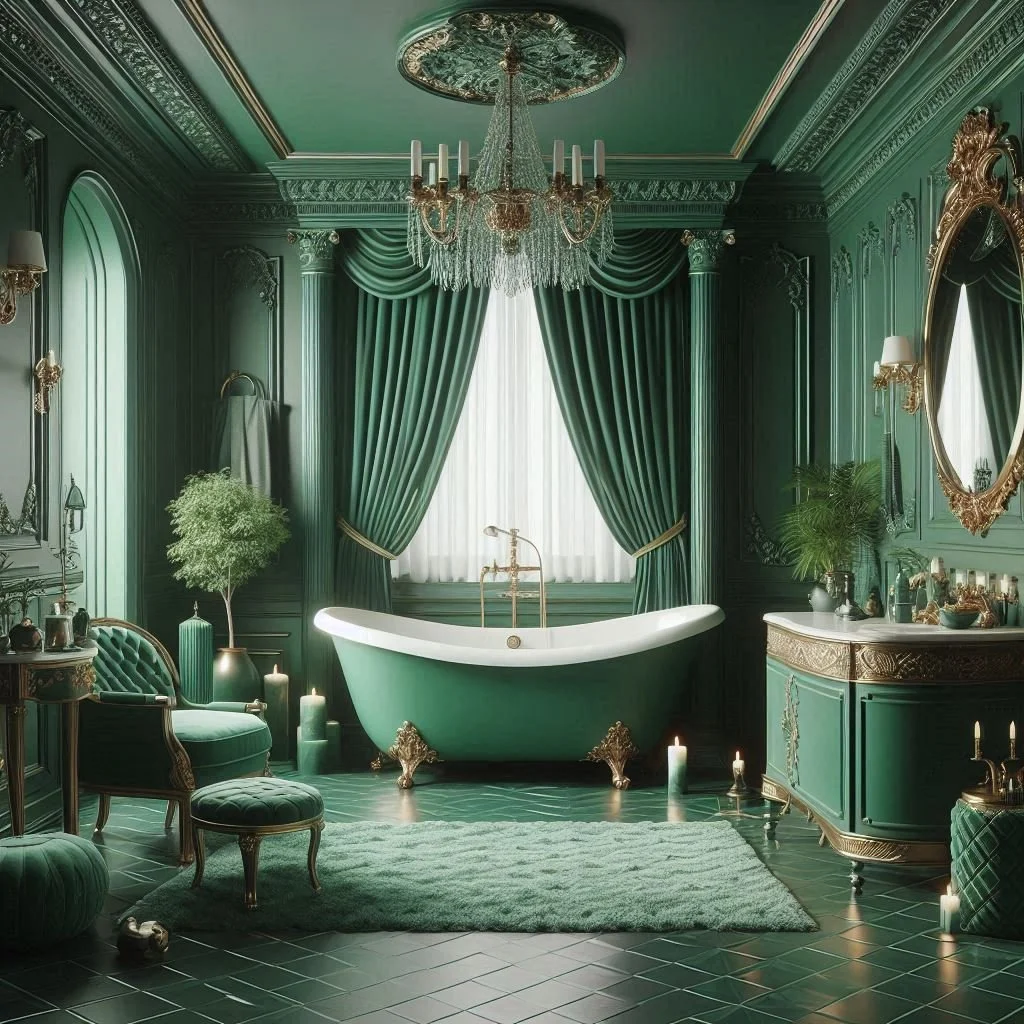 15 Emerald Green Bathroom Ideas for Luxe Elegance